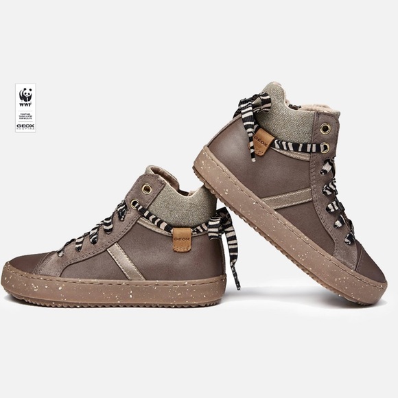Geox | Shoes | Geox X Wwf Kalispera High Topsneaker Smoke Grey | Poshmark